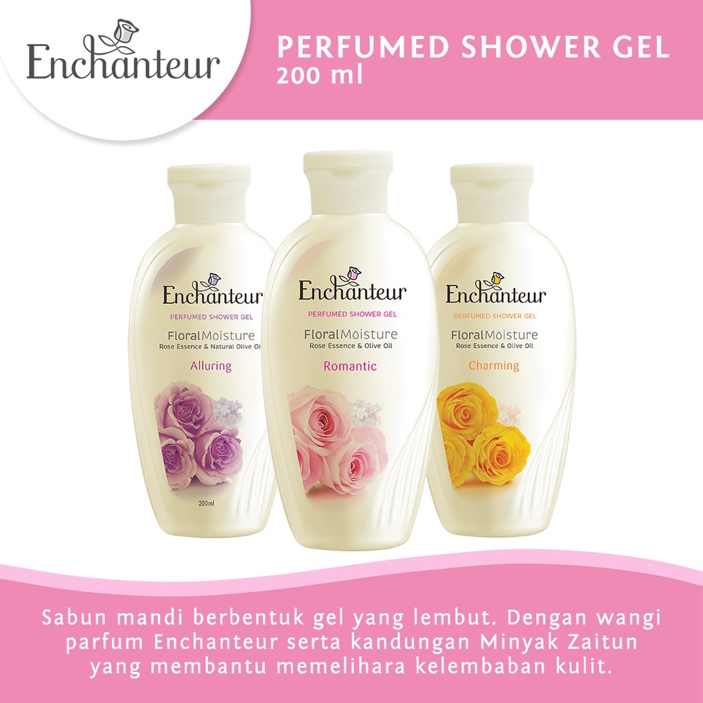 Jual Enchanteur Perfumed Shower Gel / Sabun Mandi Gel Parfum 200ml ...