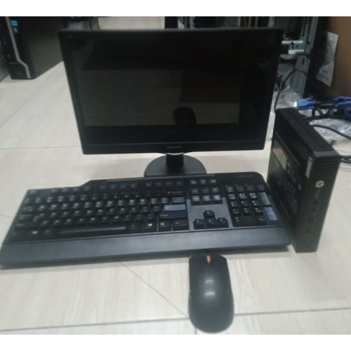 Jual PC MINI IRIT LISTRIK CORE I3 GEN 4, RAM 8, SSD 128 + MONITOR 16 ...