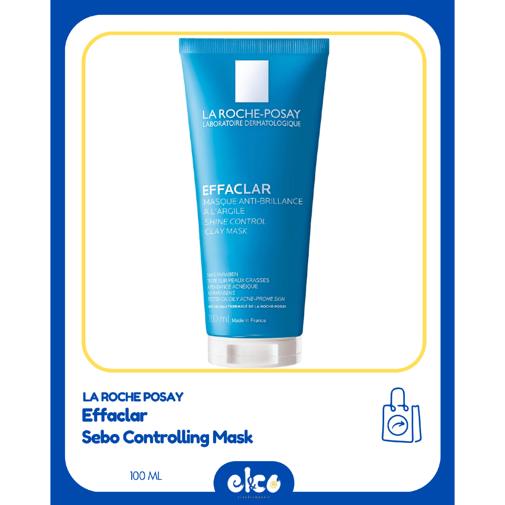 Jual LA ROCHE POSAY - Effaclar Sebo Controlling Mask 100 ml | Shopee ...