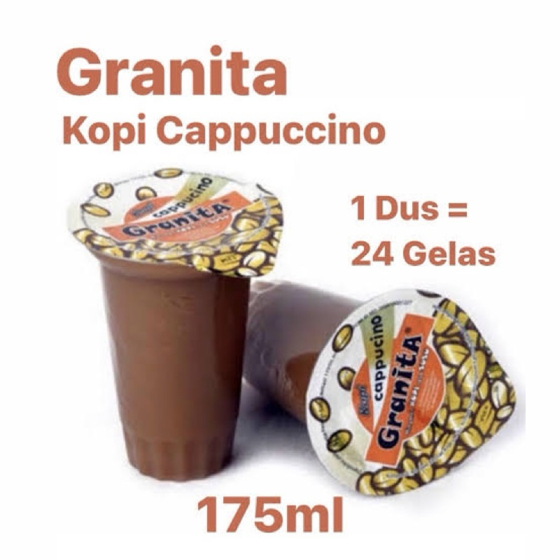 Jual GRANITA KOPI CAPUCINO DUS ISI 24 PCS | Shopee Indonesia