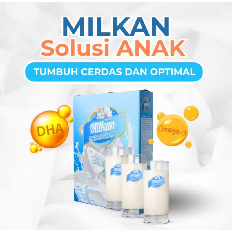 Jual Milkan Susu Ikan - Protein Ikan Salmon - Original | Shopee Indonesia