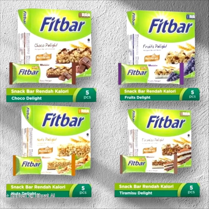 Jual Fitbar Cheese delight/Tiramisu delight/Fruits delight/Choco ...