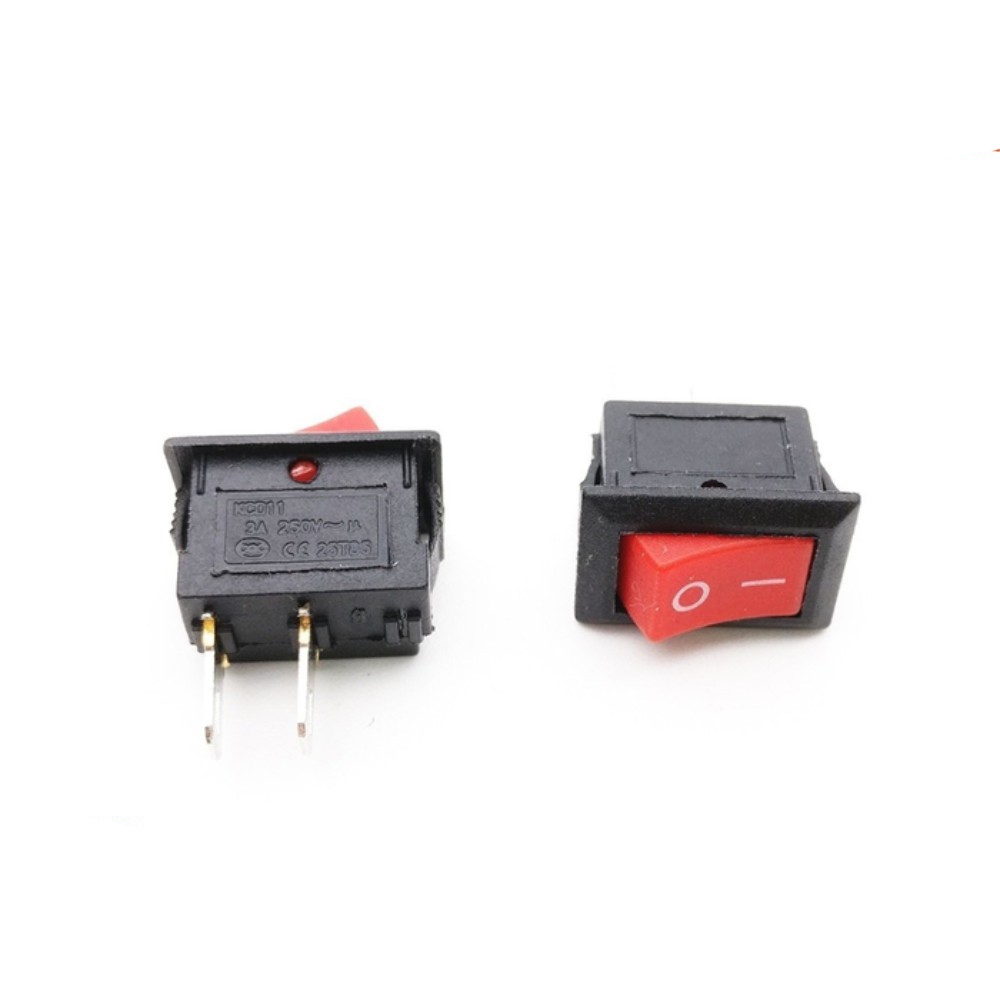 Jual Saklar Power On Off Mini Rocker Switch Besar Kecil Warna Hitam ...
