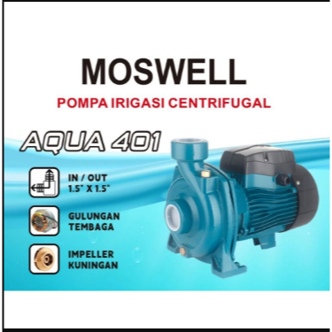 Jual MOSWELL AQUA 401 Pompa Irigasi Centrifugal | Shopee Indonesia