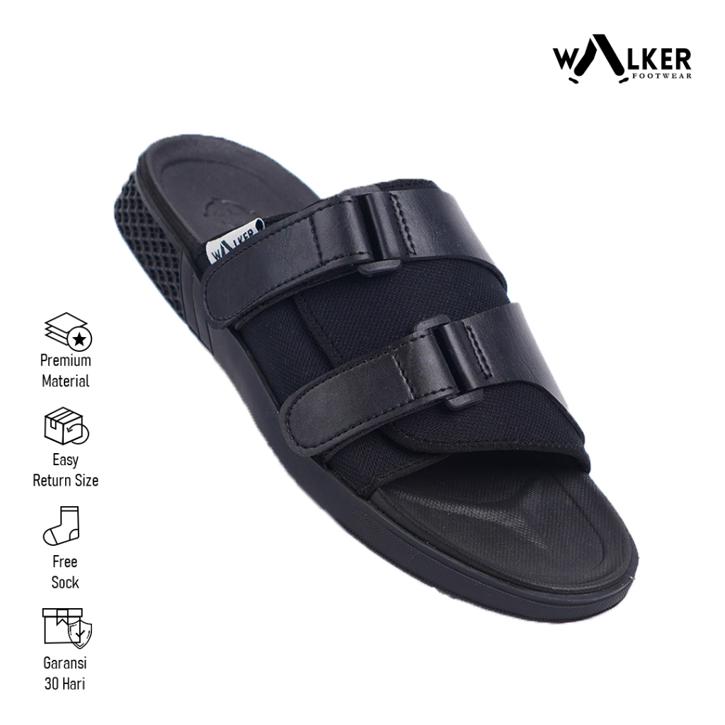 Jual WALKER FOOTWEAR - Sandal Slide Pria Slop - Jordy | Shopee Indonesia