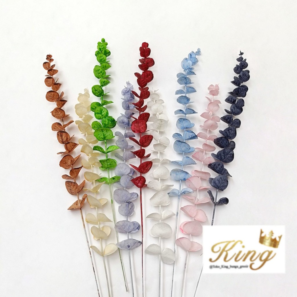 Jual Artificial Eucalyptus Stem Daun Paslu Hiasan Pelaminan Dekorasi ...