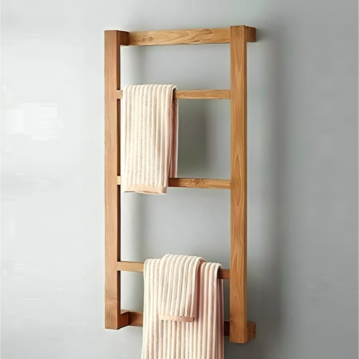 Jual Rak Tangga Kayu Pinus Rak Handuk Baju Pakaian Rak Mukena Sajadah ...