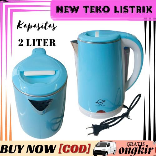 Jual NEW Teko Listrik 2 L Stainless Teko Listrik Pemanas Air Electric Kettle Teko Listrik ...