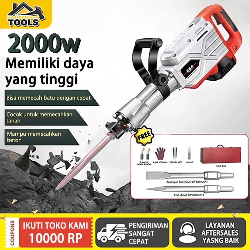 Jual Mesin Jack Hammer BOR BOBOK Beton DEMOLITION DRILL IMPACT TIPE Mesin Bor Mesin Bobok Jack ...