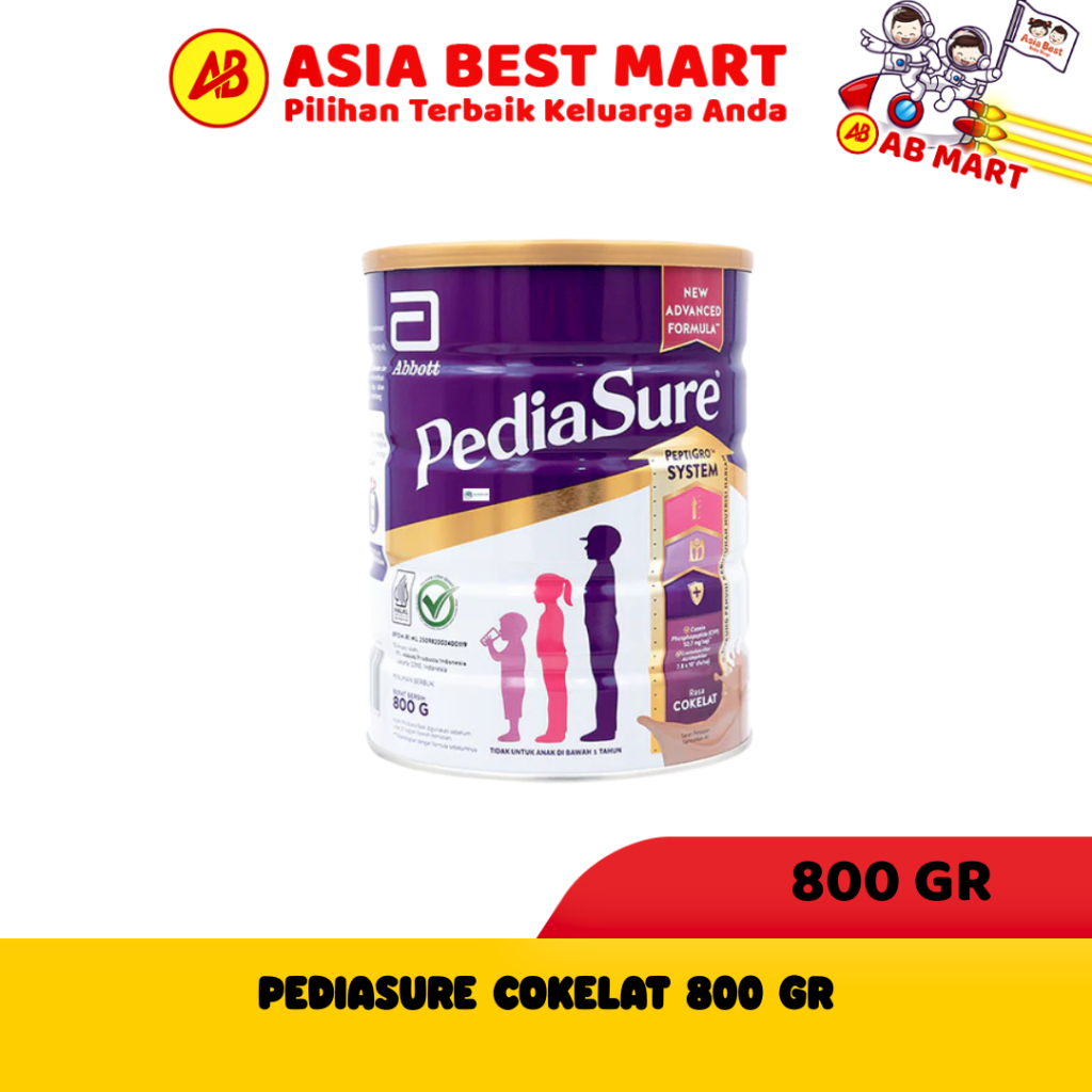 Jual Pediasure Coklat 800G (1-10 Tahun) Susu Formula Pertumbuhan Anak Kids Formula | Shopee ...