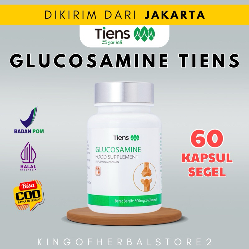 Jual TIENS Glucosamine Obat Persendian Tulang Lutut Otot Original Segel ...