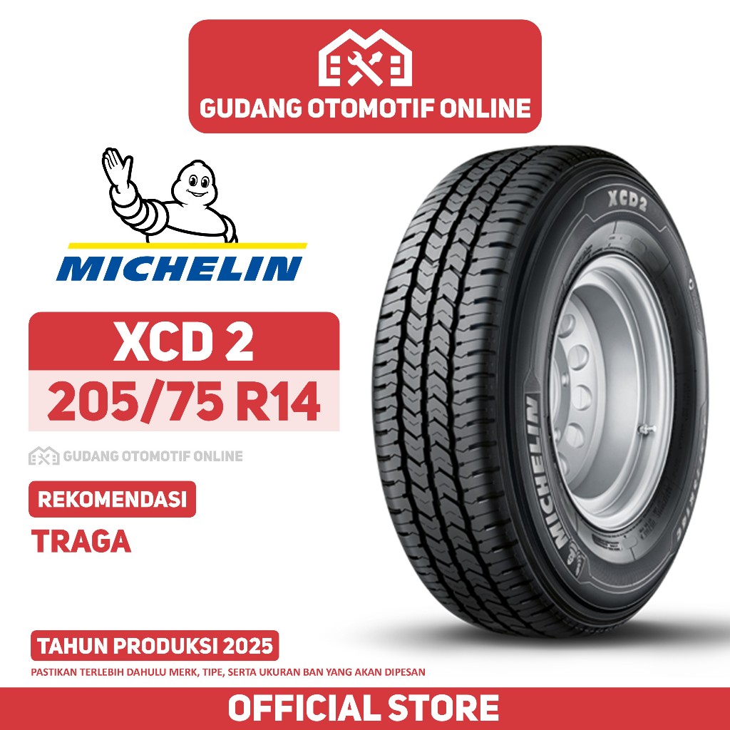 Jual Ban Michelin XCD 2 XCD2 205/75 R14 Ban Mobil Traga | Shopee Indonesia