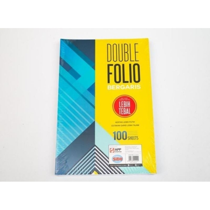 Jual Paperline Kertas Double Folio Bergaris 100 Sheets / 200 Sheets ...