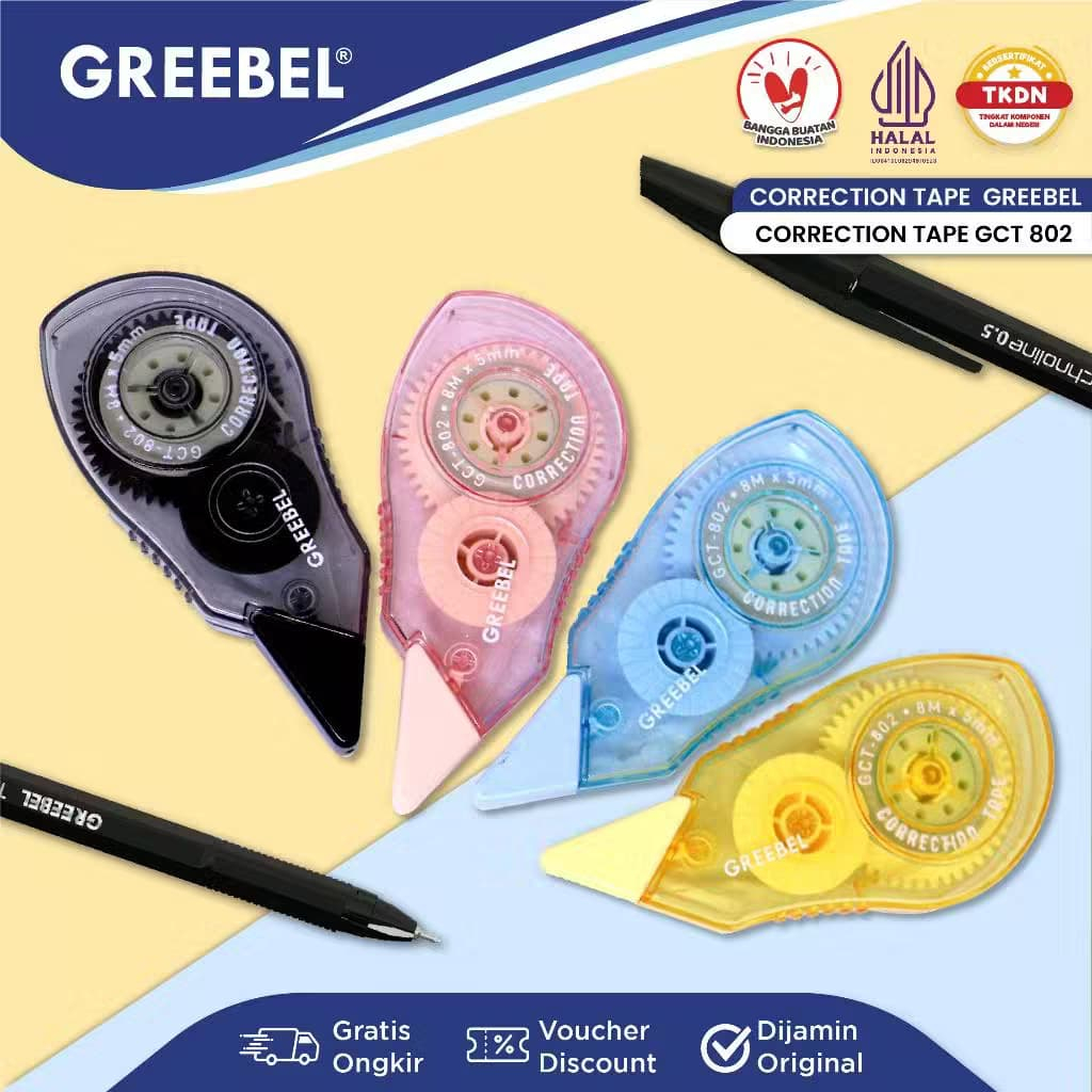 Jual Correction Tape / Tip ex / Tipeks / Tipek / Tipe X / Type X - 802 ...