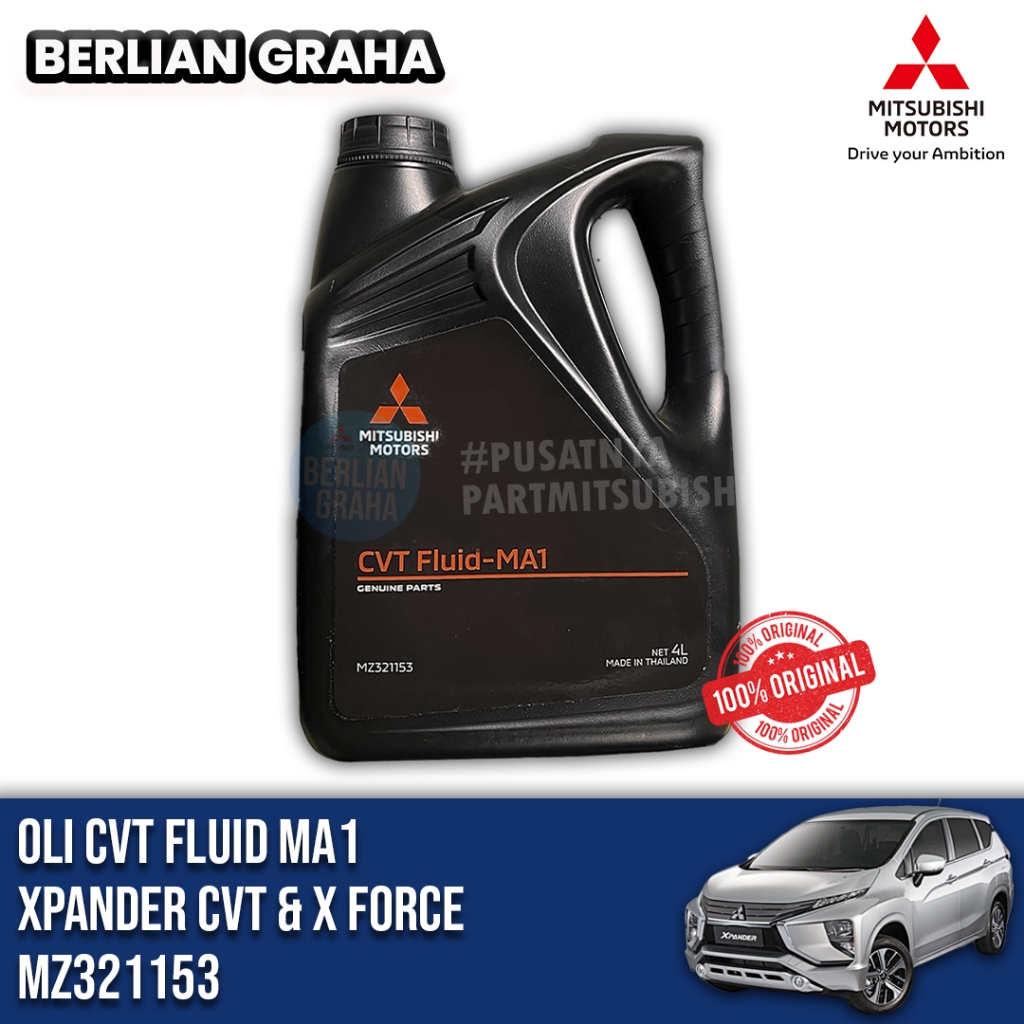 Jual Oli CVT Fluid MA1 untuk Xpander CVT & X FORCE Original Mitsubishi ...