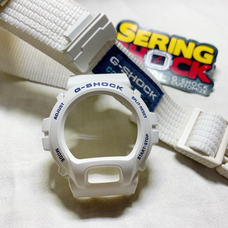 Jual Strap Bezel Besel Gshock G Shock DW 6900 6600 Original White ...