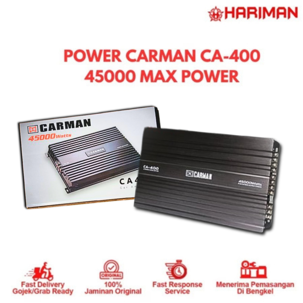 Jual Power Amplifier 4 Channel CARMAN CA-400. | Shopee Indonesia