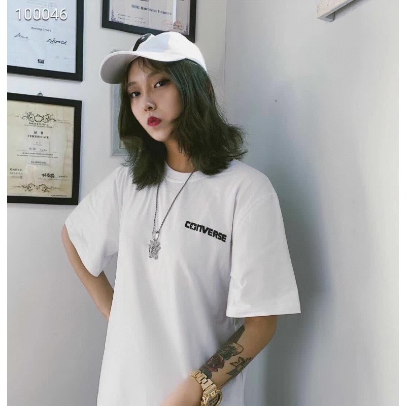 Jual Kaos Wanita Converse "CEUADES" – Desain Grafis Teks Hitam & Logo ...