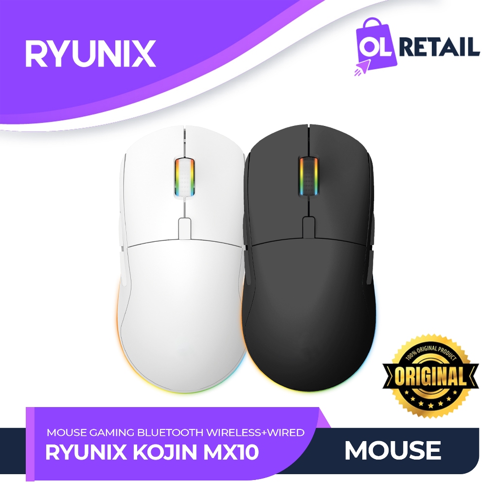 Jual Mouse Gaming Wireless Sades Ryunix Kojin MX10 MX-10 Bluetooth ...