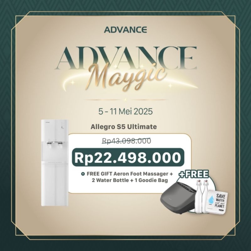 Jual ADVANCE - Water Purifier Reverse Osmosis ALLEGRO S5 ULTIMATE ...
