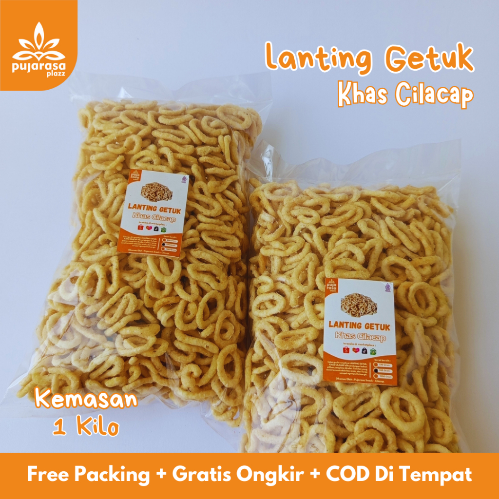 Jual LANTING GETUK SINGKONG KHAS CILACAP RENYAH GURIH ENAK 1 KG ...