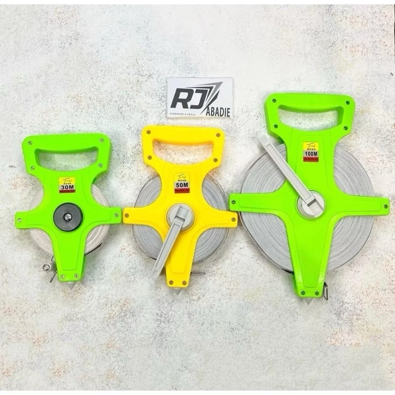 Jual Meteran Tanah 100 Meter 100m 100 m Meteran Tancap Gulung Roll ...