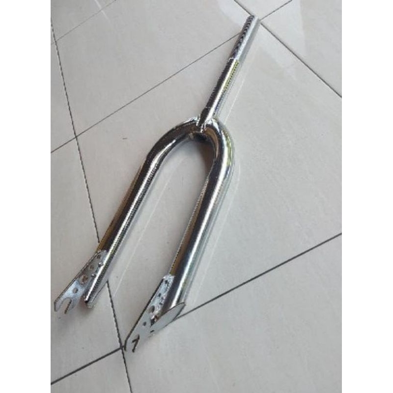 Jual Fork Sepeda Bmx Chrome Standard Untuk Rem U brake | Shopee Indonesia