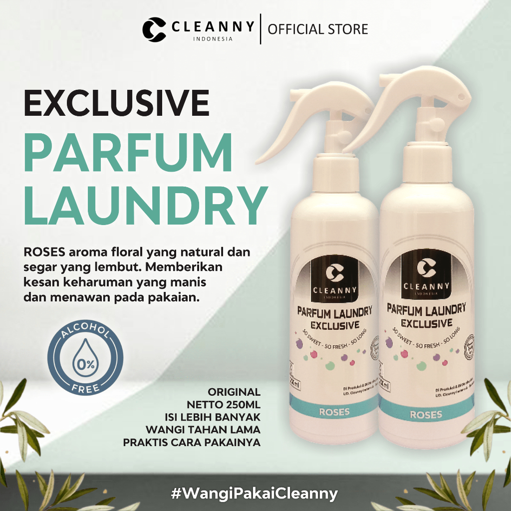 Jual CLEANNY | Parfum Laundry Exclusive, Parfum Laundry Murah, Parfum ...