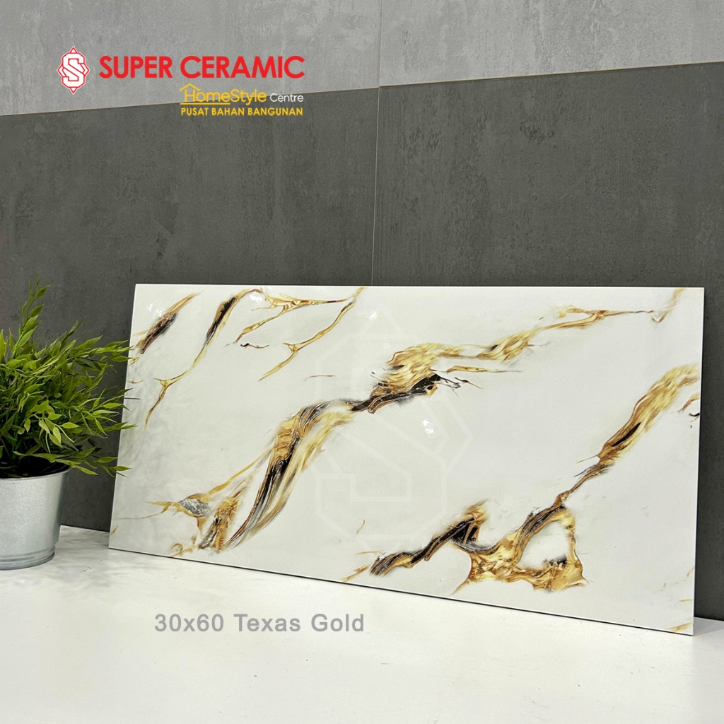 Jual PLATINUM 30x60 Keramik Dinding - TEXAS GOLD | Shopee Indonesia