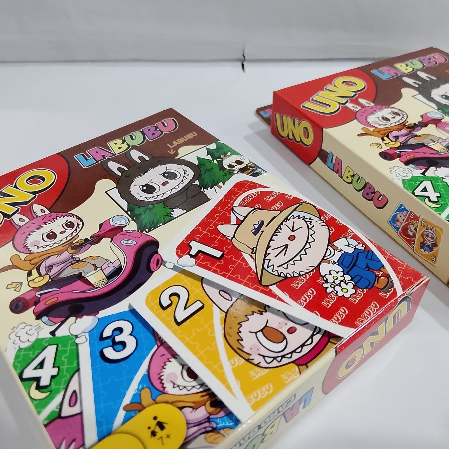 Jual Mainan Kartu Motif Labubu Viral / Uno Labubu | Shopee Indonesia