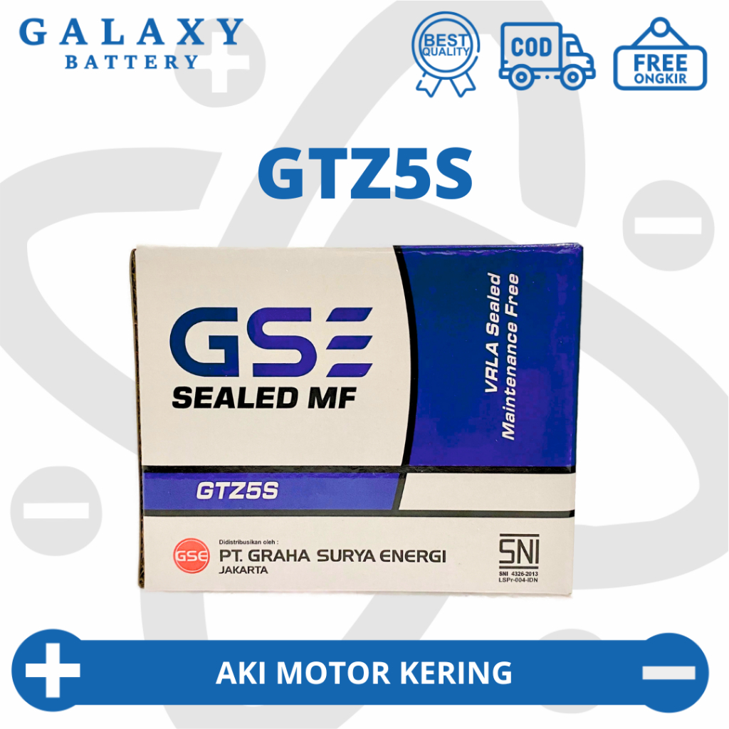Jual Aki Motor Beat FI Honda CW CBS KARBU GTZ5S MF Accu Kering | Shopee Indonesia