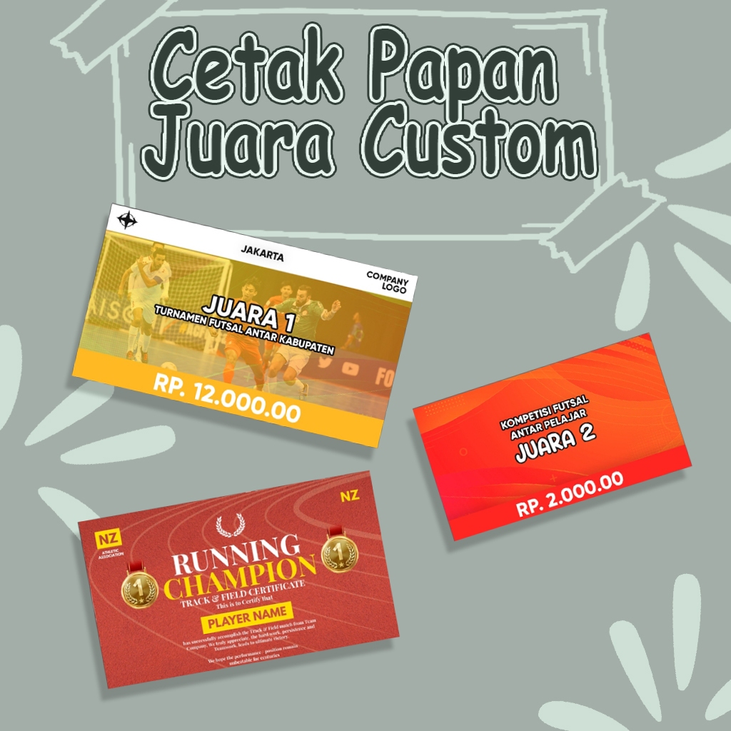 Jual Cetak Papan Hadiah Simbolis Custom Foam Board A3 & A4 | Printing ...