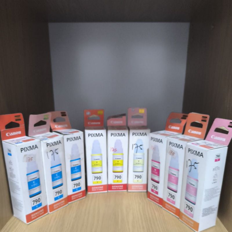 Jual tinta printer canon pixma 790 genuine made in japan | Shopee Indonesia