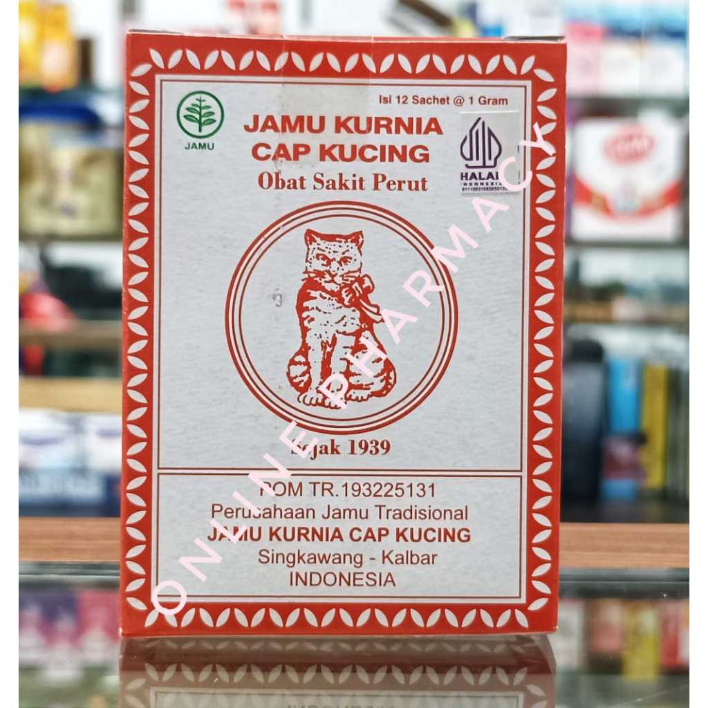 Jual Jamu Kurnia Cap Kucing 𝟏 𝐊𝐎𝐓𝐀𝐊 𝐈𝐒𝐈 𝟏𝟐 𝐒𝐀𝐂𝐇𝐄𝐓 - Obat Sakit Perut ...