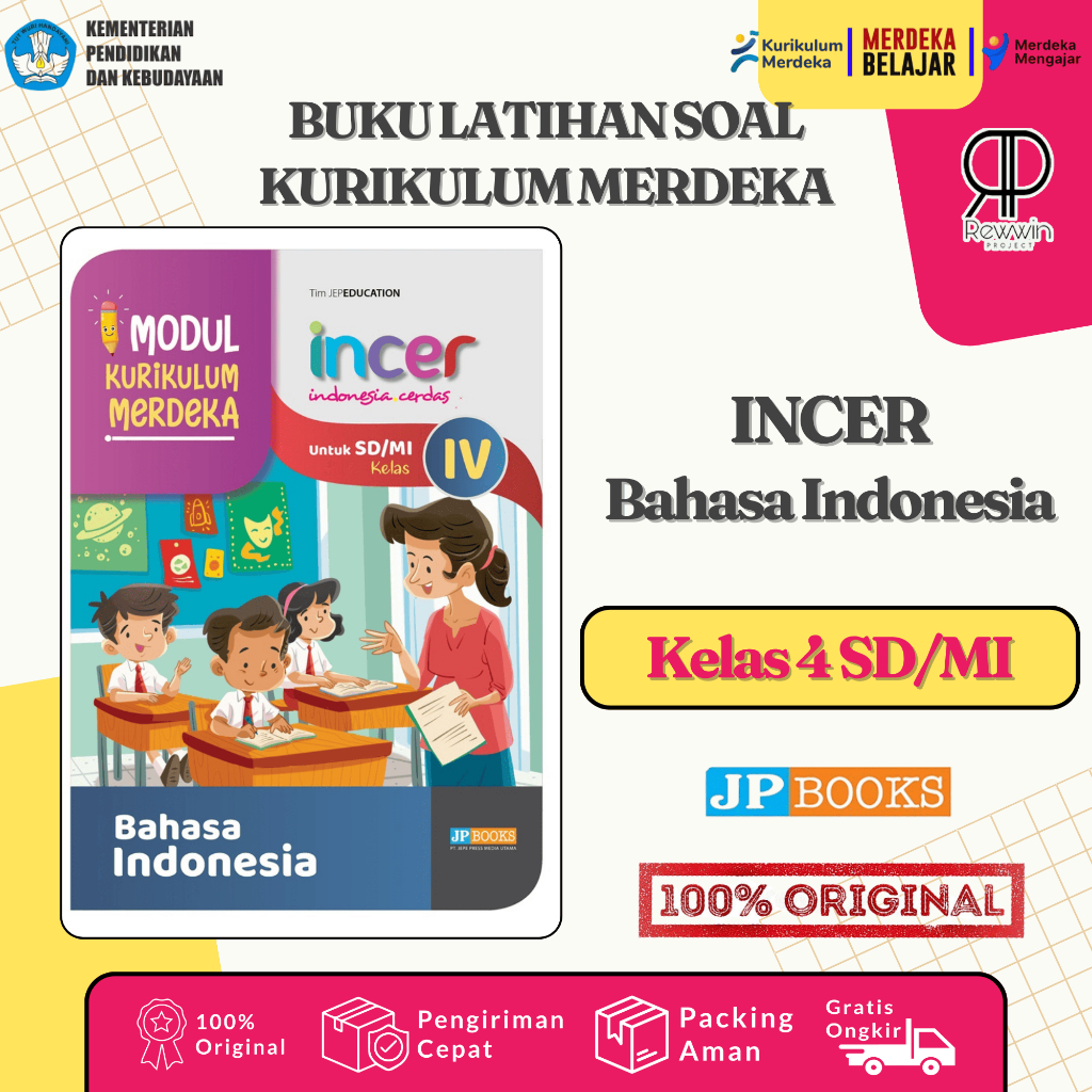 Jual Buku Latihan Soal Bahasa Indonesia SD Kelas 4 Incer - Kurikulum Merdeka | Shopee Indonesia
