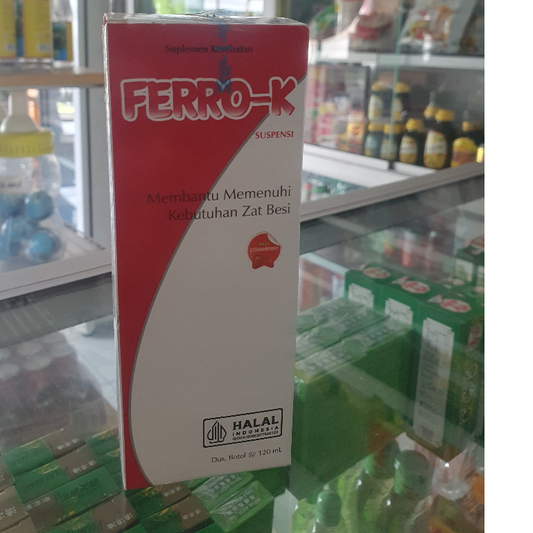 Jual Ferro-K Rasa Strawberry Suspensi 120 Ml | Shopee Indonesia