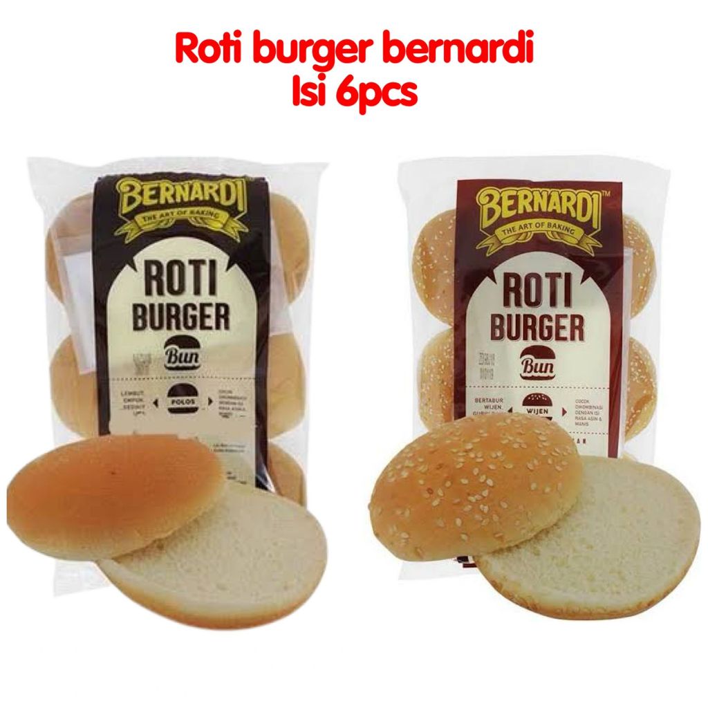 Jual ROTI BURGER BERNARDI ISI 6 | Shopee Indonesia