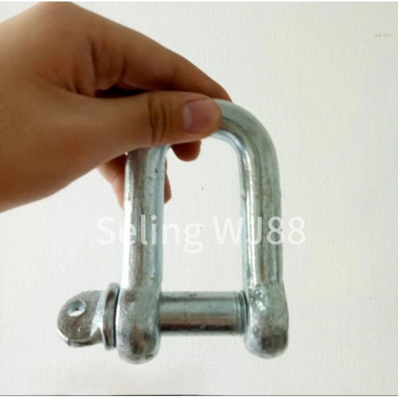 Jual Segel D 12mm Galvanis/ Shackle Clamp Galv/ Sambungan Rantai ...