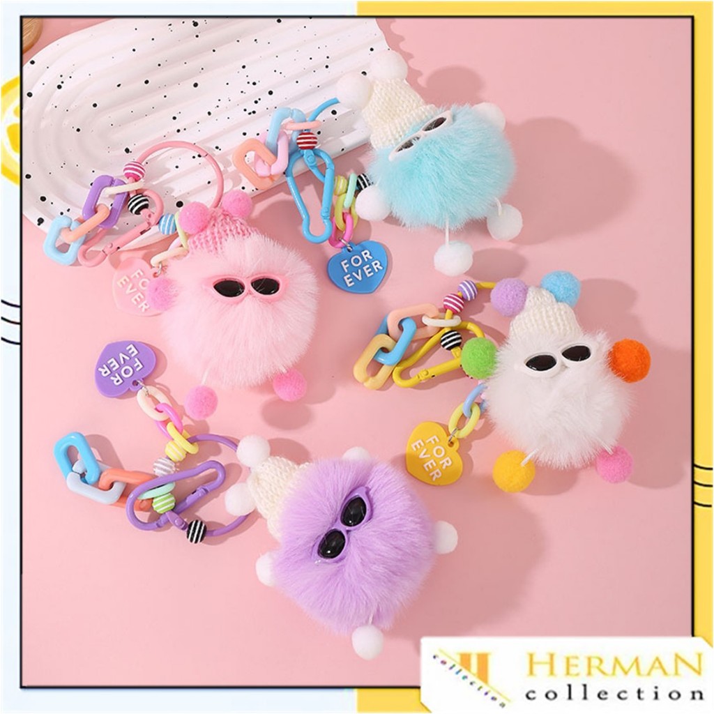 Jual HC Gantungan Tas Boneka Cute Coal Balls & Pet Little Monsters Bag ...