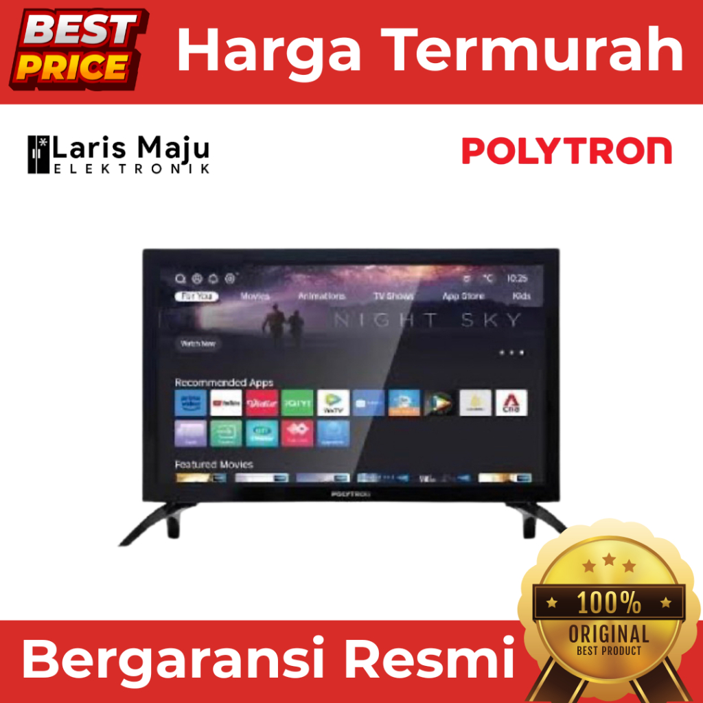 Jual Polytron LED TV 32INCH 32CV2269 SMART TV HD | Shopee Indonesia