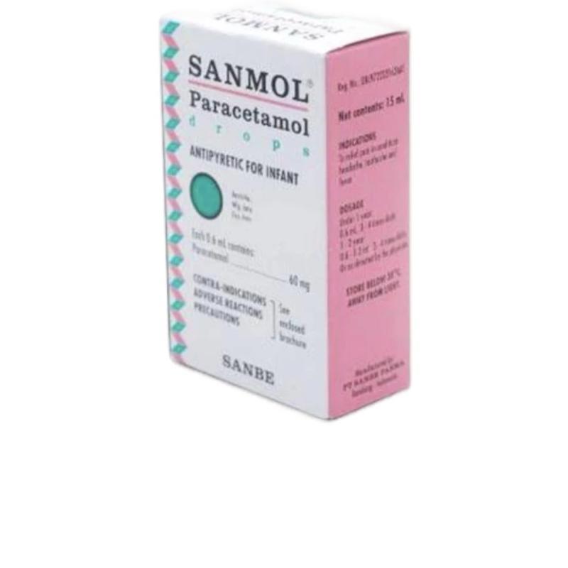 Jual Sanmol Drops Pereda Demam 15 ml | Shopee Indonesia