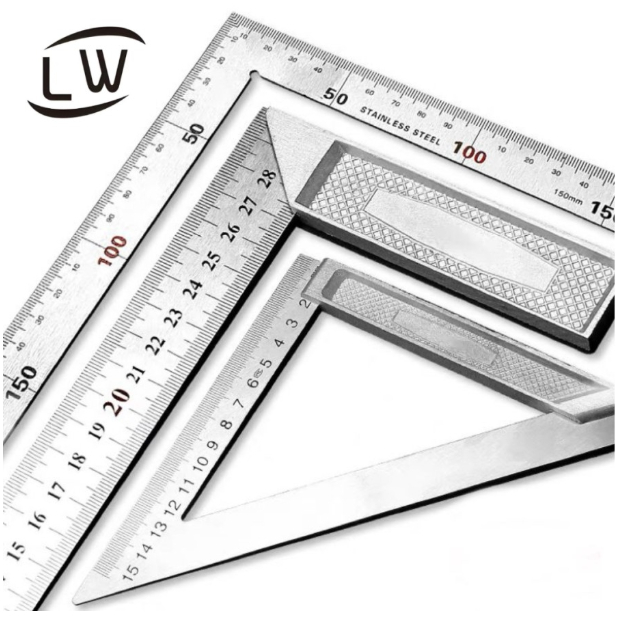 Jual PENGGARIS SIKU BESI TUKANG / TRIANGLE RULER - 150mm | Shopee Indonesia