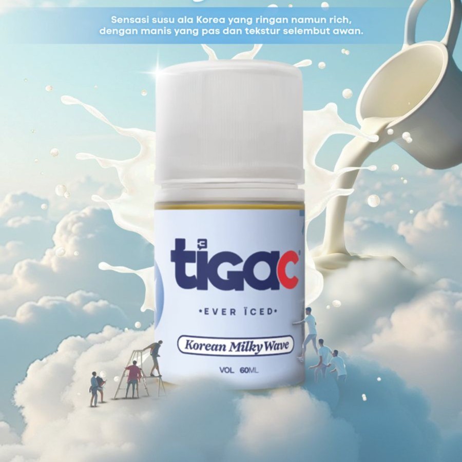 Jual TigaC Korean Milky Wave 60ml by Tigac | Shopee Indonesia