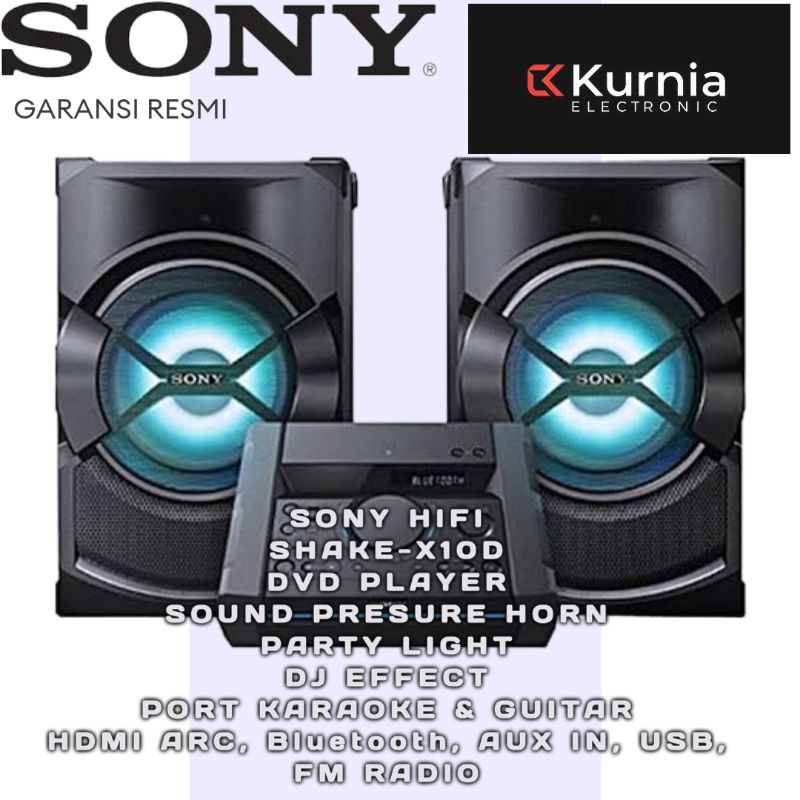 Jual SONY SHAKE X10D /SHAKE-X10D HIFI SPEAKER KARAOKE | Shopee Indonesia