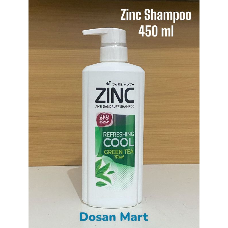 Jual Zinc Anti Dandruff Shampoo Refreshing Cool || Zinc Shampoo ...