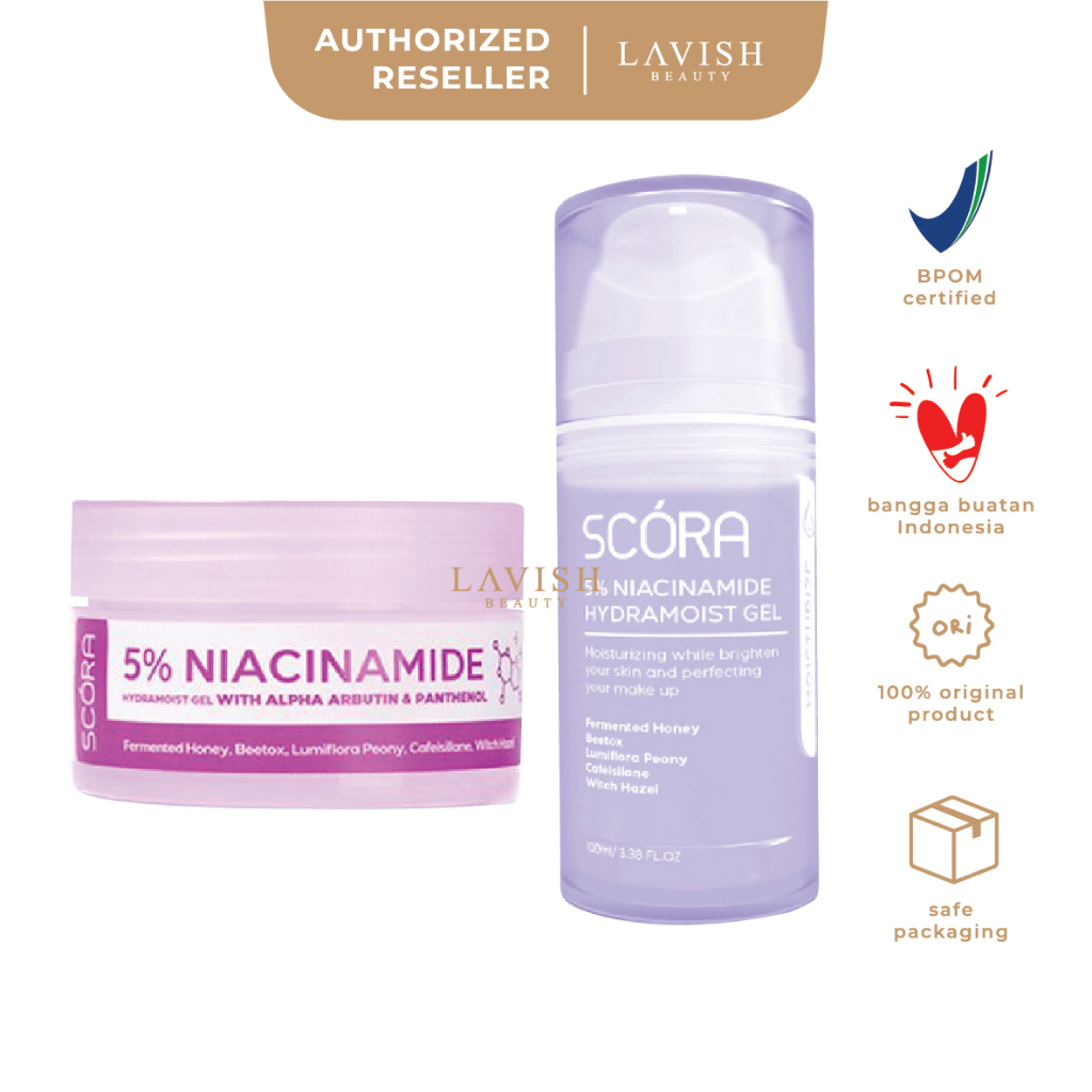 Jual SCORA 5% Niacinamide Hydramoist Gel | Shopee Indonesia