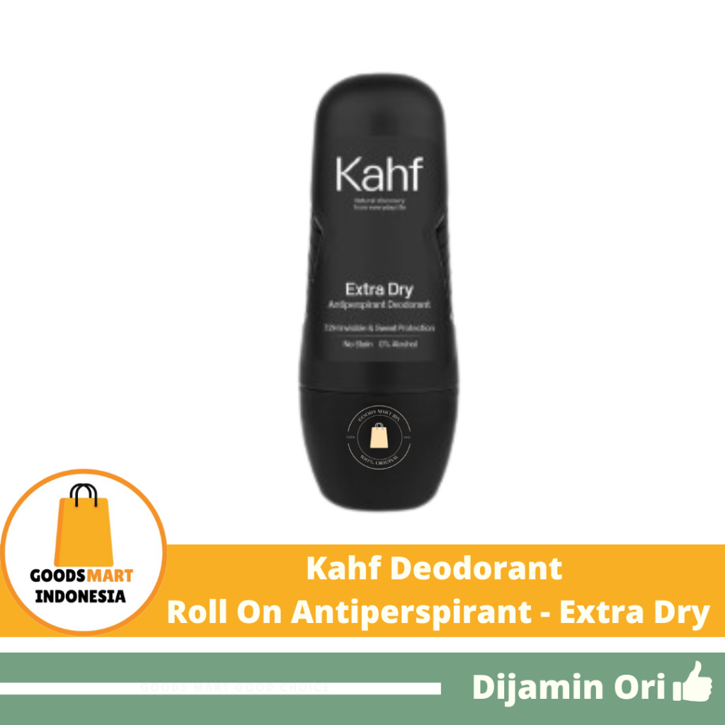 Jual Kahf Antiperspirant Deodorant Roll On Extra Dry 45ml | Deodoran Pria | Shopee Indonesia