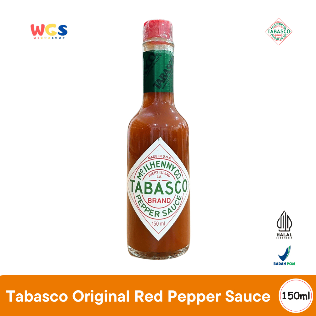 Jual Tabasco Original Red Pepper Sauce 150ml - Saus Cabai Asli Amerika ...