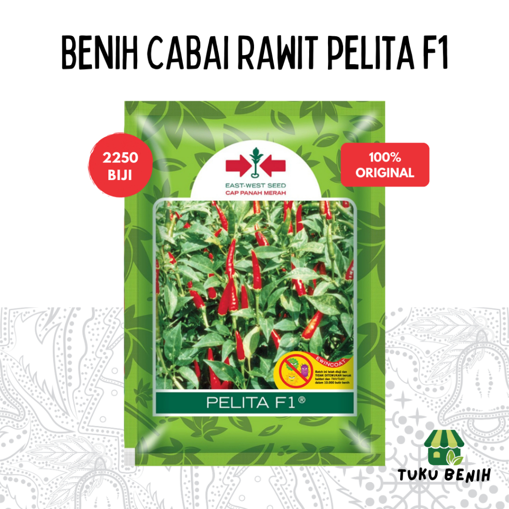Jual Benih Cabai Rawit Pelita F1 2250 butir - Cap Panah Merah | Shopee ...