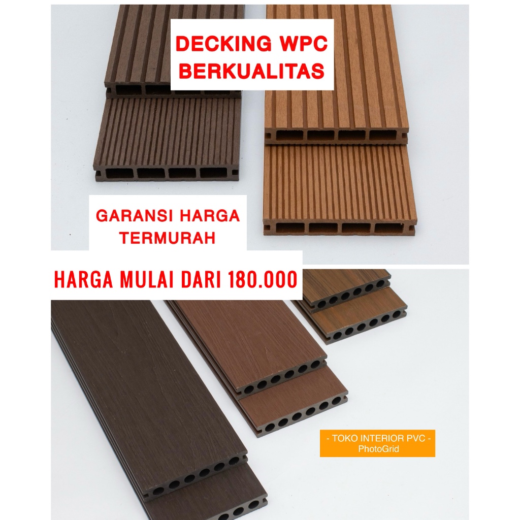Jual Lantai Decking Wpc Outdoor Motif Kayu / Lantai Kayu Kolam Renang ...